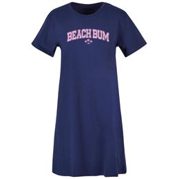 F4NT4STIC Kleid 'Beach Bum Summer Varsity Retro' Damen Gr&ouml;&szlig;e 34 dunkelblau / altrosa Winterkleid