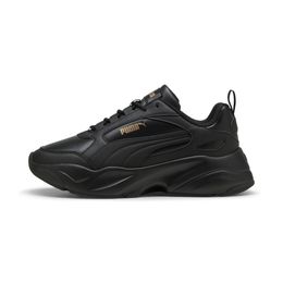 Puma Sneaker 'Cassia 2.0' Damen Gr&ouml;&szlig;e 37.5 gold / schwarz