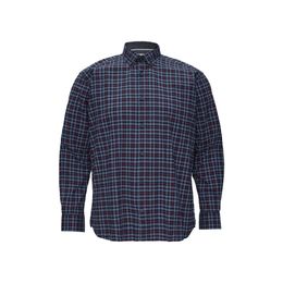 s.Oliver Men Big Sizes Hemd Herren Gr&ouml;&szlig;e XXL navy / taubenblau / rot