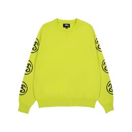 St&uuml;ssy St&uuml;ssy Sweatshirt Herren Gr&ouml;&szlig;e L gr&uuml;n / schwarz