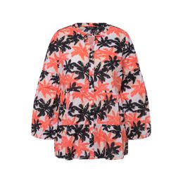 Ulla Popken Bluse Damen Gr&ouml;&szlig;e M/L braun / hellorange