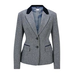 Madeleine Mode Madeleine Blazer Damen Gr&ouml;&szlig;e 34 marine / rauchblau