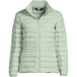 LANDS' END Daunenjacke WANDERWEIGHT Verstaubar Ultraleicht, Damen,  Gr&uuml;n, Nylon/Entendaunen, by Lands' End