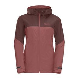 Jack Wolfskin Outdoorjacke 'Weiltal 2L' Damen Gr&ouml;&szlig;e S burgunder / merlot