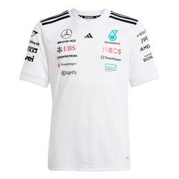 adidas Performance Funktionsshirt 'MERCEDES - AMG PETRONAS FORMULA ONE TEAM DRIVER' Jungen Gr&ouml;&szlig;e 140 wei&szlig;