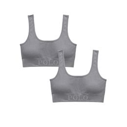 Polo Ralph Lauren Bustier ' Ribbed Seamless ' Damen Gr&ouml;&szlig;e 70 grau