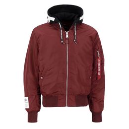 Alpha Industries &Uuml;bergangsjacke 'MA-1 ZHP' Herren Gr&ouml;&szlig;e M burgunder
