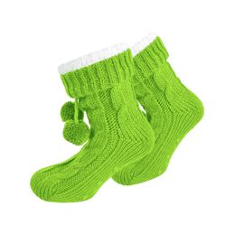 Normani Socken Damen Gr&ouml;&szlig;e 36/40 apfel / wei&szlig;