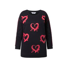 Angel of Style Sweatshirt Damen Gr&ouml;&szlig;e 8XL rot / schwarz
