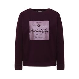 Cecil Sweatshirt Damen Gr&ouml;&szlig;e XS rosa / weinrot