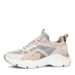 Manfield Sneaker 'Flache' Damen Gr&ouml;&szlig;e 38 beige / grau / altrosa / wei&szlig;