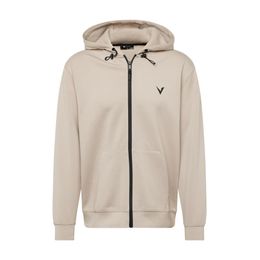 Virtus Sweatjacke 'Taro' Herren Gr&ouml;&szlig;e XXXL beige / schwarz