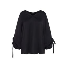 Ulla Popken Bluse Damen Gr&ouml;&szlig;e XXXL/4XL schwarz