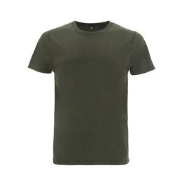 Life-tree Shirt 'Organic Basic Washed Green' Herren Gr&ouml;&szlig;e L gr&uuml;n