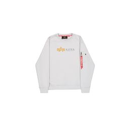 Alpha Industries Sweatshirt 'Alpha' Herren Gr&ouml;&szlig;e L hellgrau