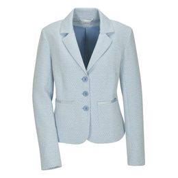Madeleine Mode Madeleine Blazer Damen Gr&ouml;&szlig;e 44 pastellblau / wollwei&szlig;