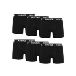 INDICODE Jeans Boxershorts ' Milano ' Herren Gr&ouml;&szlig;e M schwarz / wei&szlig;