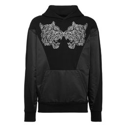 Plein Sport Sweatshirt 'Tiger' Herren Gr&ouml;&szlig;e S schwarz / wei&szlig;