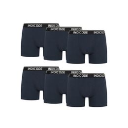 INDICODE Jeans Boxershorts ' Milano ' Herren Gr&ouml;&szlig;e S navy / schwarz / wei&szlig;
