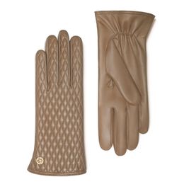 Isabel Bernard Fingerhandschuhe Damen Gr&ouml;&szlig;e S/M schlammfarben