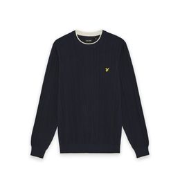 Lyle & Scott Lyle & Scott Pullover Herren Gr&ouml;&szlig;e XXL marine / wei&szlig;