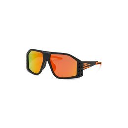 Plein Sport Sportsonnenbrille 'Wave Gen X.2' Herren Gr&ouml;&szlig;e One Size orange / schwarz