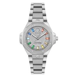 Philipp Plein Watches Analoguhr 'Royal Prestige' Damen Gr&ouml;&szlig;e One Size blau / gelb / gr&uuml;n / silber
