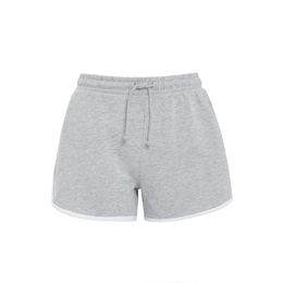 Threadbare. Threadbare Shorts 'Freddie' Damen Gr&ouml;&szlig;e 36 graumeliert / wei&szlig;