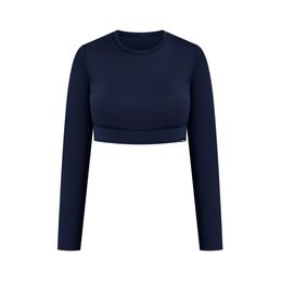 Smilodox Crop Longsleeve ' Tisha ' Damen Gr&ouml;&szlig;e M marine