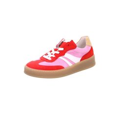 Gabor Sneaker Damen Gr&ouml;&szlig;e 41 beige / rosa / rot / wei&szlig;