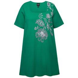 Ulla Popken Shirt Damen Gr&ouml;&szlig;e M/L grau / gr&uuml;n