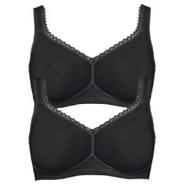 SuSa BH 'Organic Cotton' Damen Gr&ouml;&szlig;e 80 schwarz