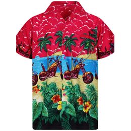 King Kameha Shirt 'Bike' Herren Gr&ouml;&szlig;e XL pink