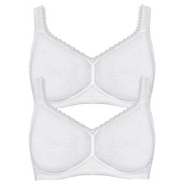 SuSa BH 'Organic Cotton' Damen Gr&ouml;&szlig;e 80 wei&szlig;