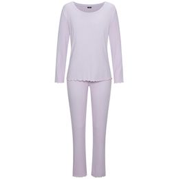 Vivance Pyjama 'Dreams' Damen Gr&ouml;&szlig;e XS/S pastelllila Winterkleid