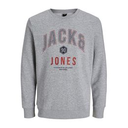 Jack & Jones Jack & Jones Sweatshirt 'Thomas' Herren Gr&ouml;&szlig;e M grau / rot