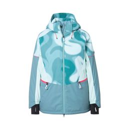 Ulla Popken Sportjacke Damen Gr&ouml;&szlig;e 4XL/5XL t&uuml;rkis / pastellblau / hellblau