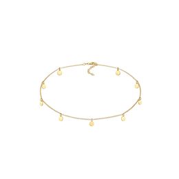 Elli Kette 'Boho, Choker, Pl&auml;ttchen' Damen Gr&ouml;&szlig;e 36 gold