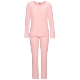 Vivance Pyjama 'Dreams' Damen Gr&ouml;&szlig;e L/XL apricot Winterkleid