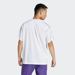 adidas Performance Funktionsshirt 'Real Madrid Terrace Icons' Damen Gr&ouml;&szlig;e XXL lila / wei&szlig;