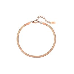 Hey Happiness Armband 'Serpent Flat' Herren Gr&ouml;&szlig;e 18/23 cm rosegold