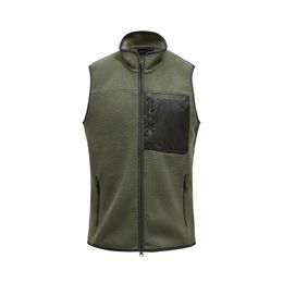 Peak Performance Fleeceweste M Pile Vest Herren Gr&ouml;&szlig;e XXL oliv