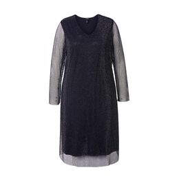 Ulla Popken Kleid Damen Gr&ouml;&szlig;e 54/56 anthrazit Winterkleid