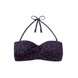 Schiesser Bikinitop 'Mix & Match Swim' Damen Gr&ouml;&szlig;e 80 dunkelblau / rot