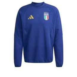 adidas Performance Sweatshirt 'Italy Tiro Travel Crew' Herren Gr&ouml;&szlig;e L blau / gelb / mischfarben