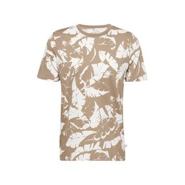 QS Shirt Herren Gr&ouml;&szlig;e L khaki / offwhite