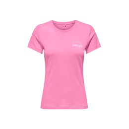 Only Play T-Shirt 'Cava Life' Damen Gr&ouml;&szlig;e L rosa