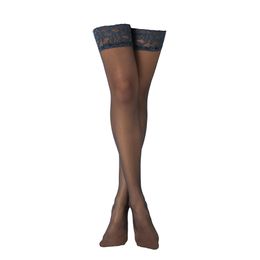 CALZEDONIA Feinstr&uuml;mpfe Damen Gr&ouml;&szlig;e S blau