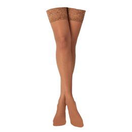 CALZEDONIA Feinstr&uuml;mpfe Damen Gr&ouml;&szlig;e M beige
