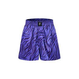 Ekcentrik Hose 'Purple Zebra' Damen Gr&ouml;&szlig;e 40 dunkellila